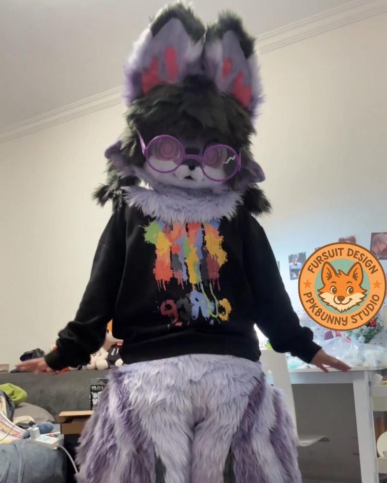 Fursuit Half Body, Furrynew Pre-made Fur Head, Furry Cosplay, Full ...
