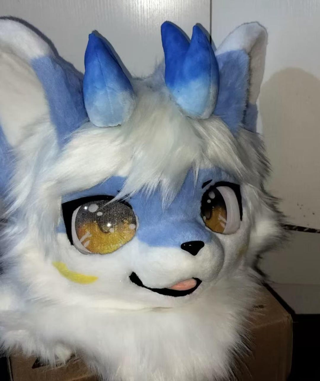 Fursuit Head Head Only,furry Cosplay, Fantasy Creatures,dog Dragon With ...