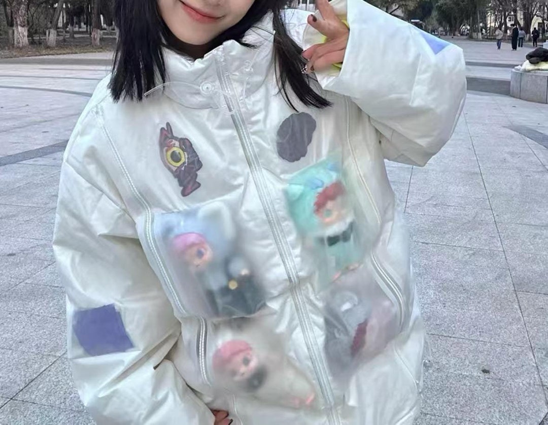 Ita Puffer Jacket,with A Ita Display Zip Window Pocket Display ...