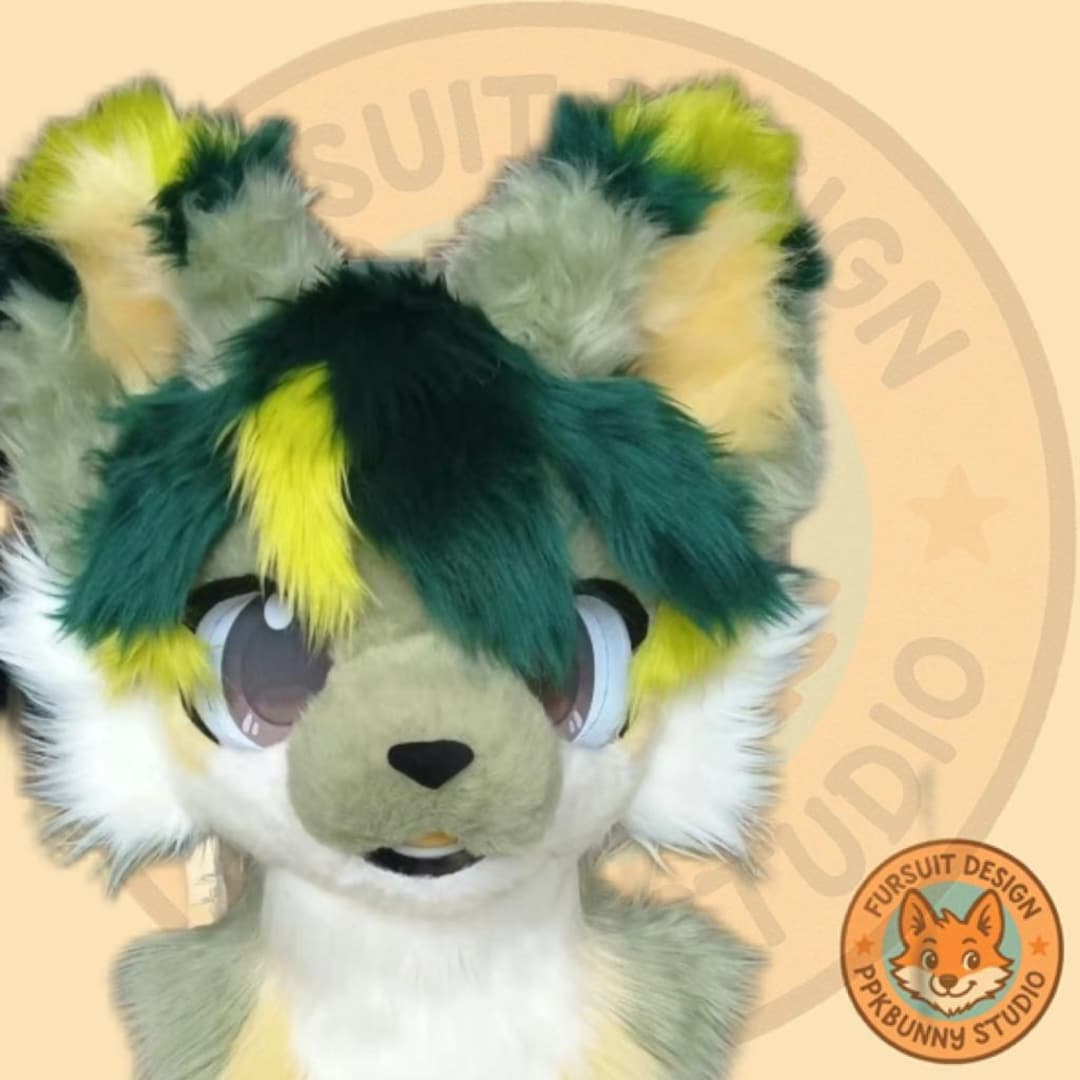 Fursuit Head- Head Only, Furry Cosplay, Fursuit Premade, Kemono Cosplay ...
