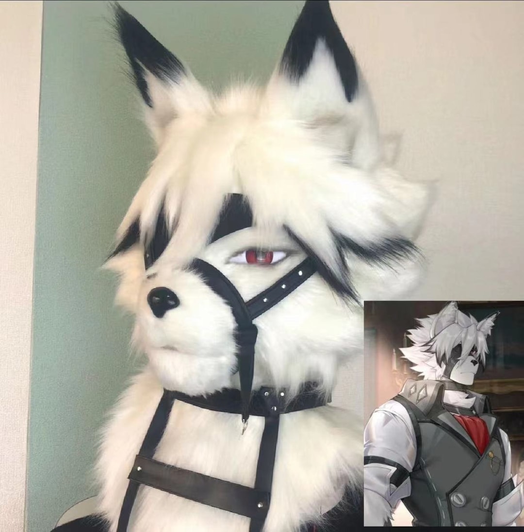 Pre-von Lycaon Fursuit Head and Tail,zenless Zone Zero ,furry Cosplay ...