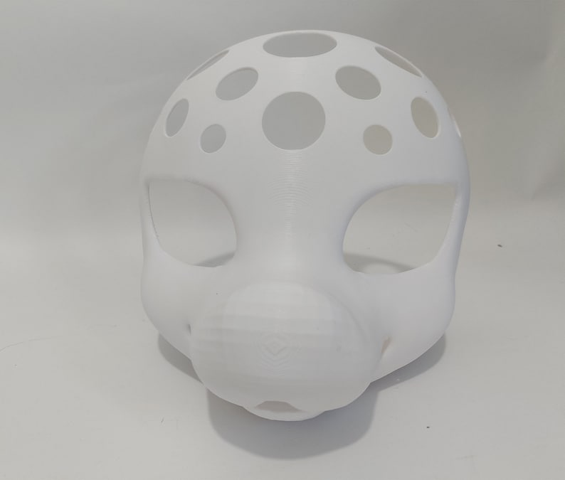 Furry Fursuit Head Base, Long Nosed Dog Universal Skull, 3D Printed ...