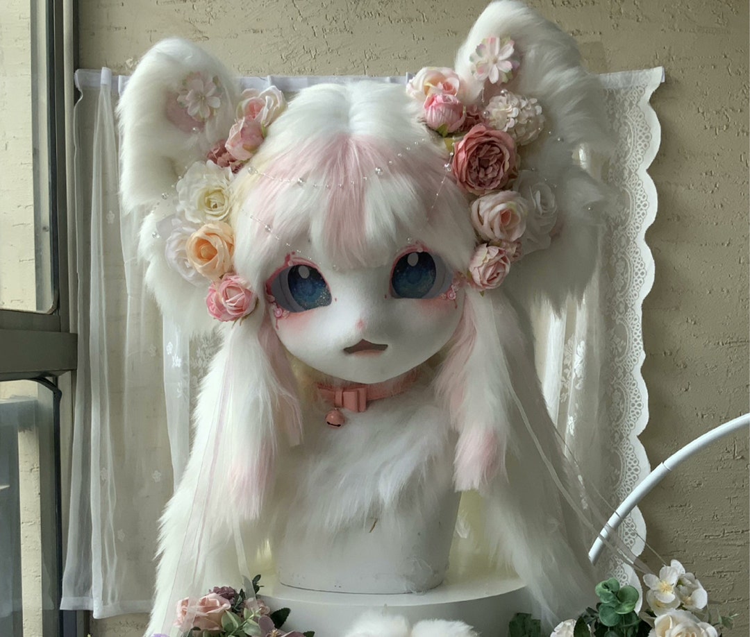 Kig Fursuit Head Head Only, Furry Cosplay, Fursuit Head butterfly Elf ...