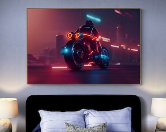 Motorcycle Backdrop Digital - Etsy
