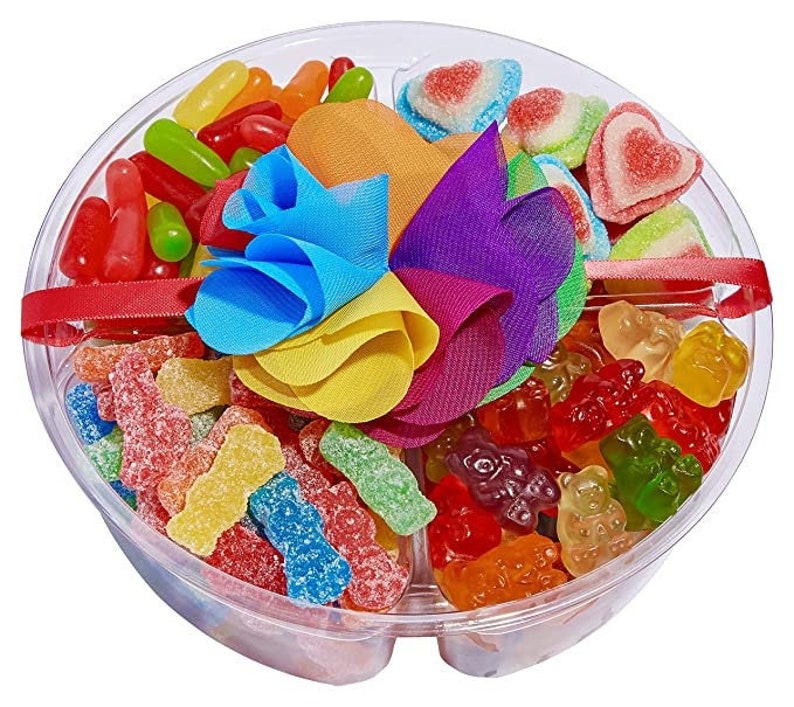 Rainbow Candy Tray – Candy Care Package Gift Basket 1.5 Lbs - Etsy