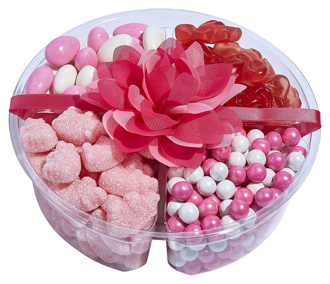 Candy Gift Platter - Assorted Sampler Basket of Quality Candies ...