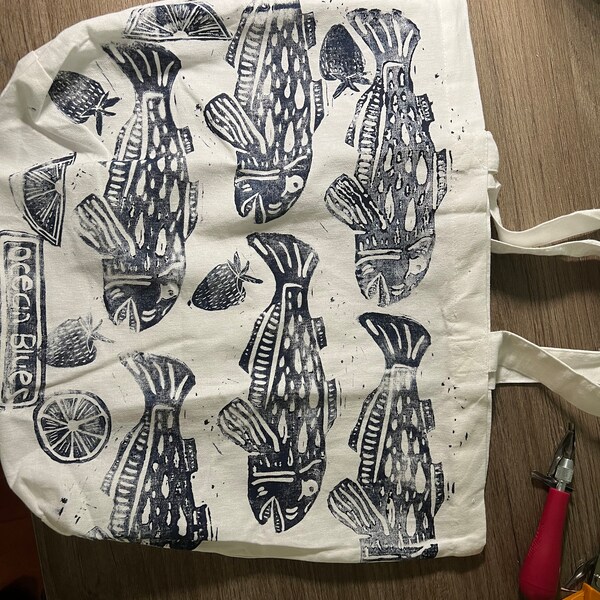 Fruit Lino Cut - Etsy