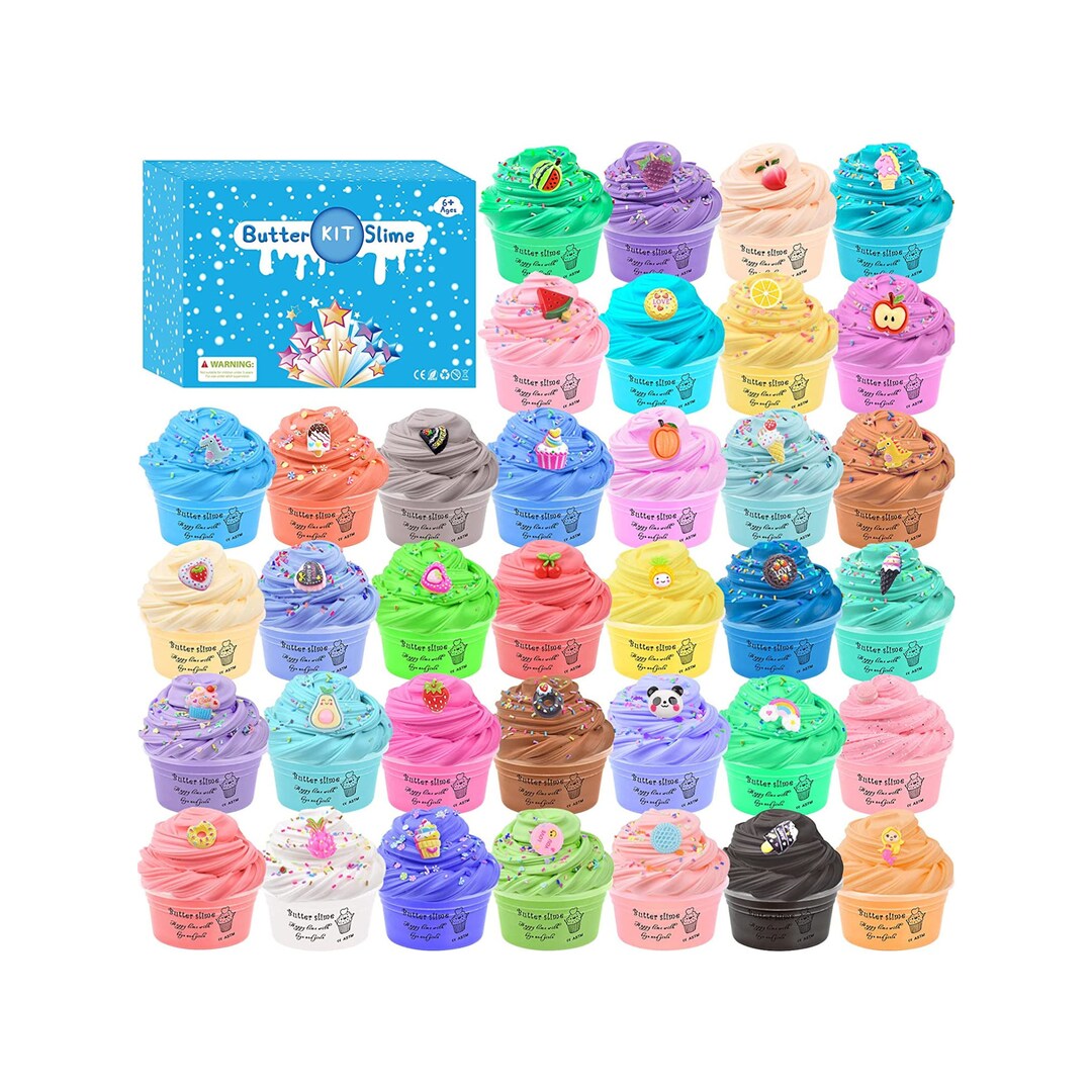 36 Pack Scented Butter Slime Set Soft and Non-stickyinclude - Etsy