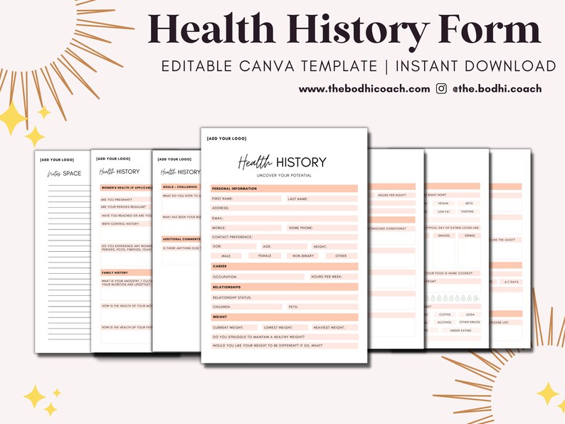 Ultimate New Client Intake Form for Health Coaching and Personal ...