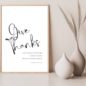 Thanksgiving Bible Verse, 1 Chronicles 16:34, Christian Thanksgiving ...