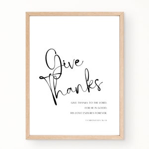 Thanksgiving Bible Verse, 1 Chronicles 16:34, Christian Thanksgiving ...