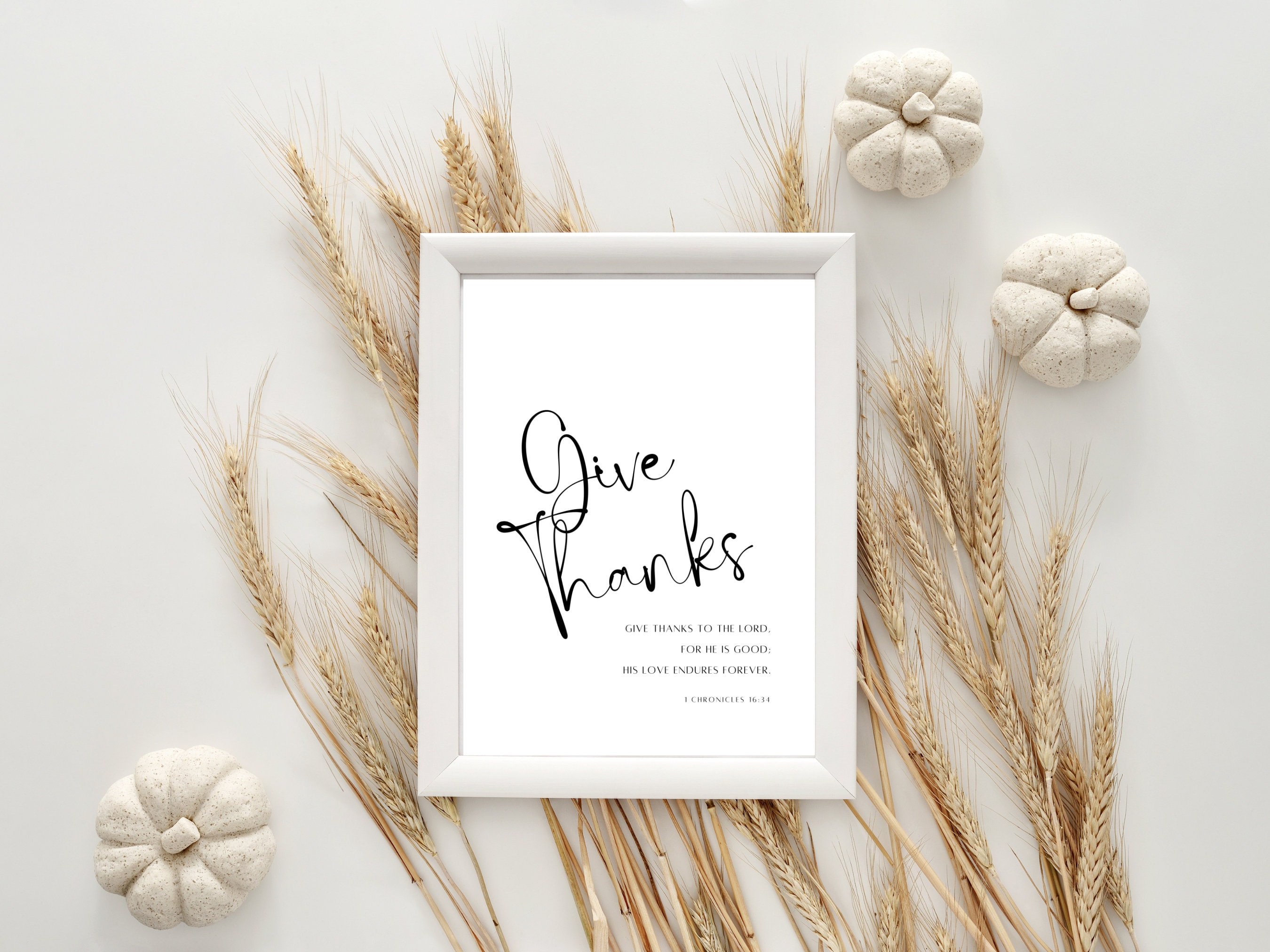 Thanksgiving Bible Verse, 1 Chronicles 16:34, Christian Thanksgiving ...