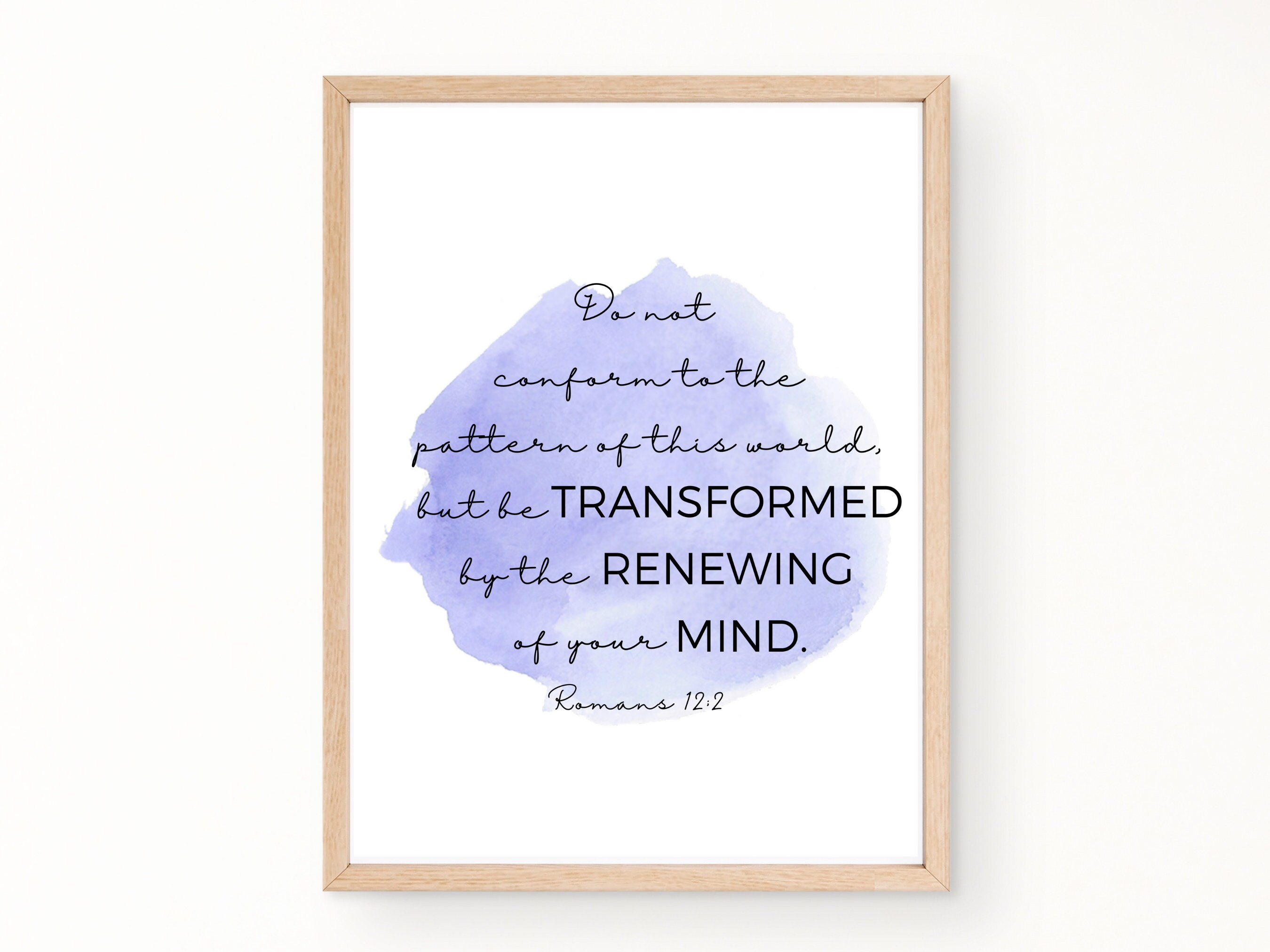 Set of 3 Bible Verse Wall Art Christian Wall Art Modern - Etsy