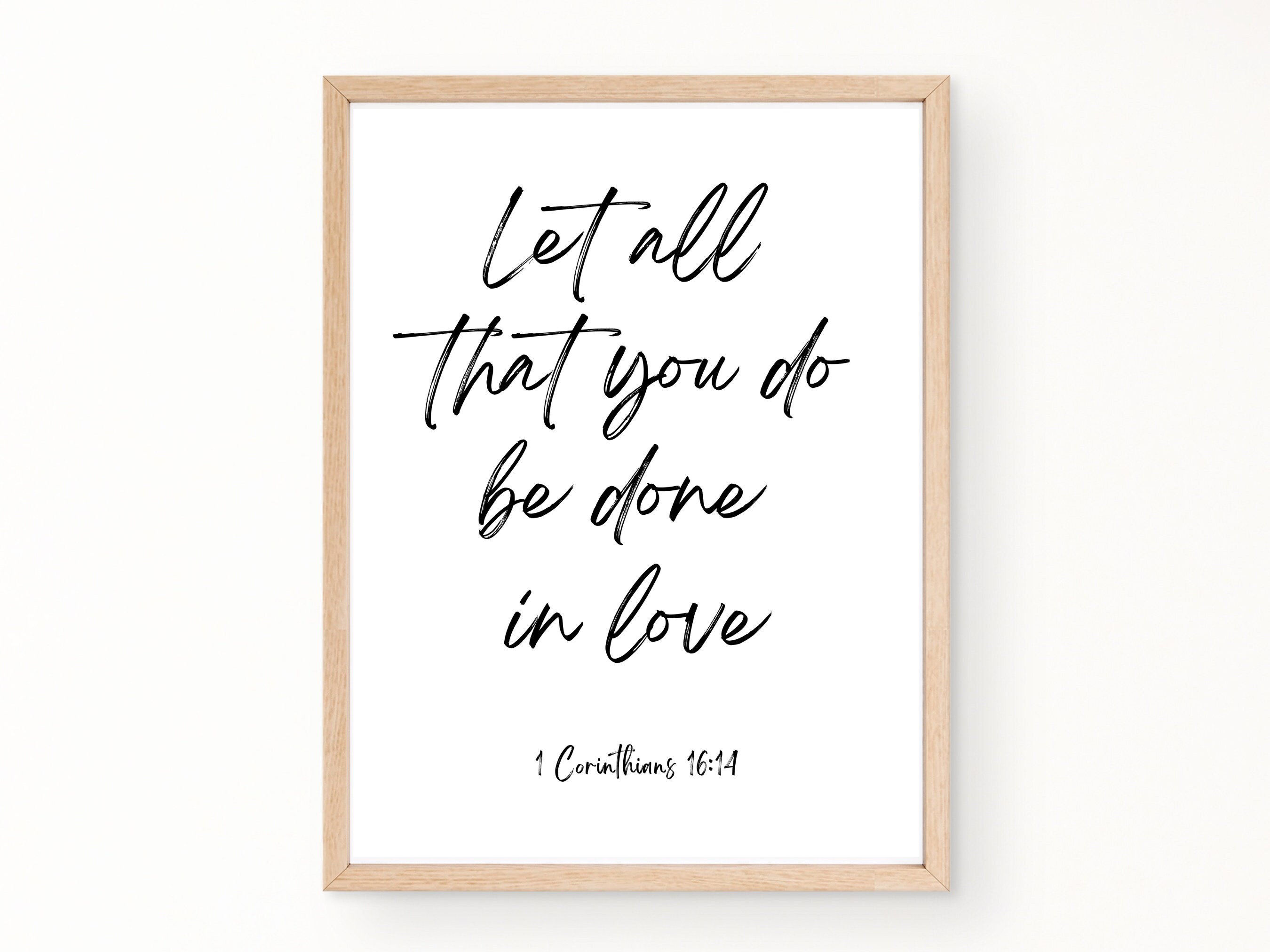 Set of 3, Bible Verse Wall Art, Christian Wall Art, Modern Christian ...