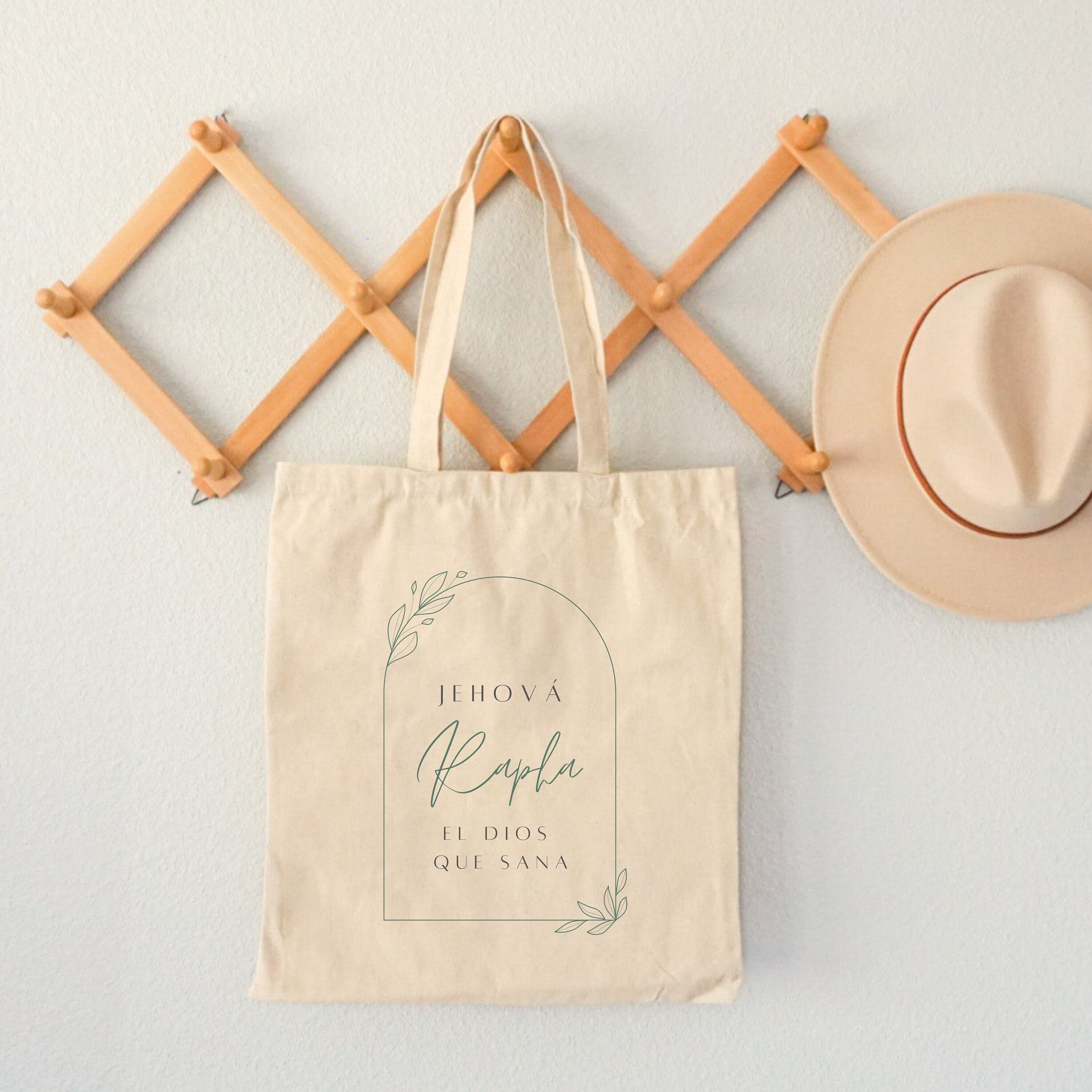 El Dios Que Sana Canvas Tote Bag, Jehova Rapha, the Lord Who Heals, Mi ...