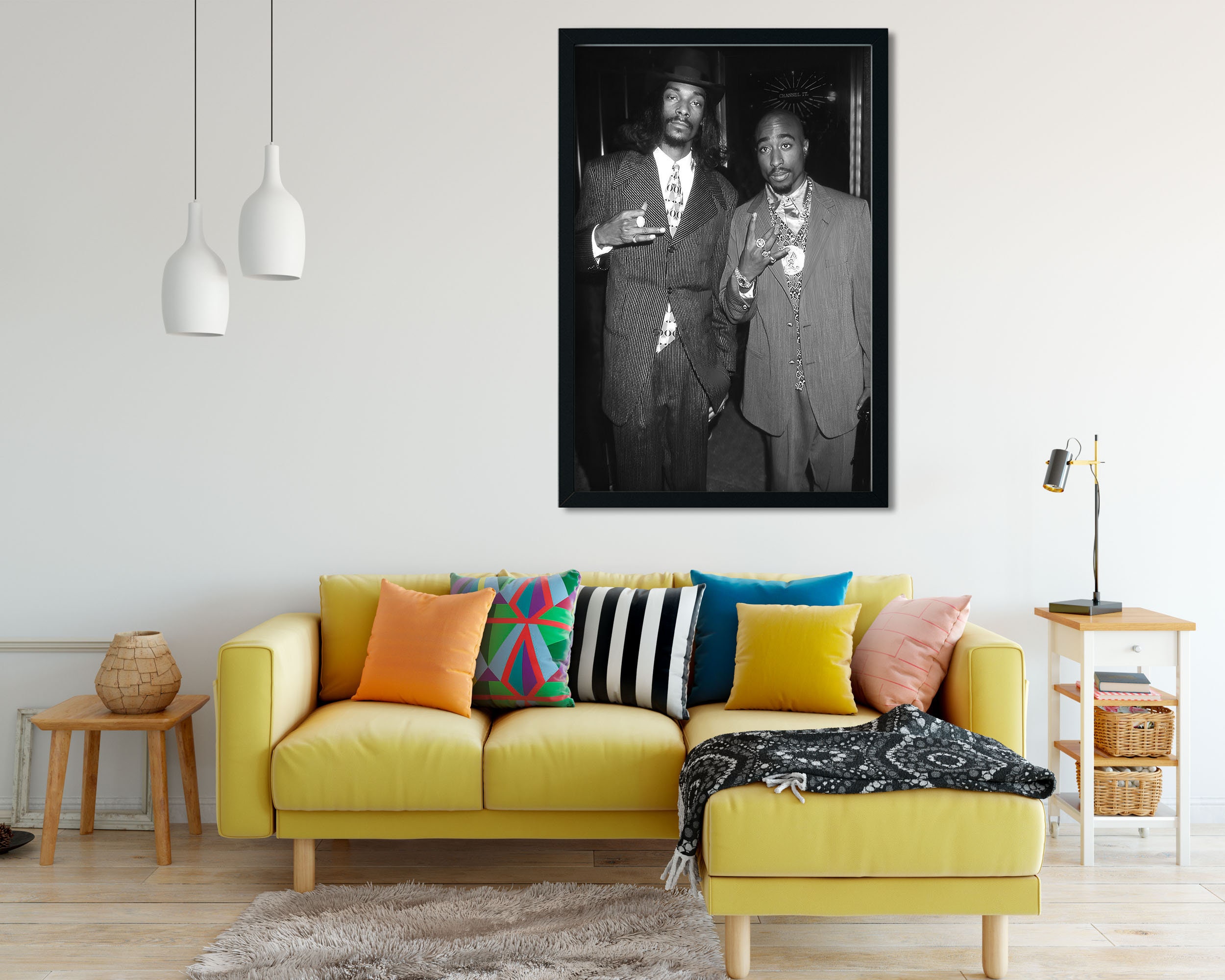 2Pac with Snoop Dogg Poster, American Rapper Poster sold by Tring Tee ...