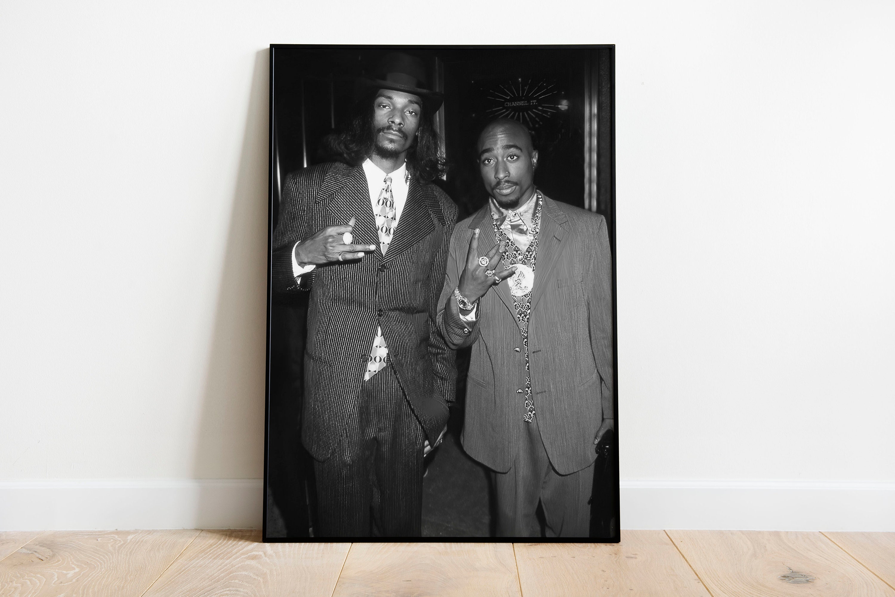 2Pac with Snoop Dogg Poster, American Rapper Poster sold by Tring Tee ...