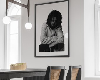 J Cole Wall Canvas - Etsy