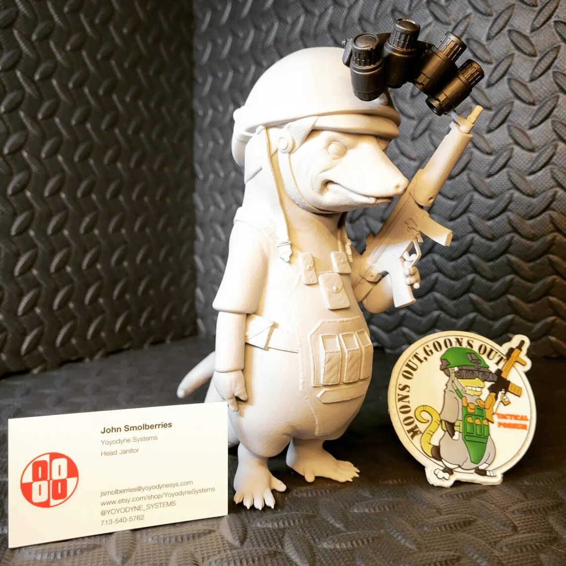 Tactical Possum 8" Print - Digital Download, Figure Only. - Etsy