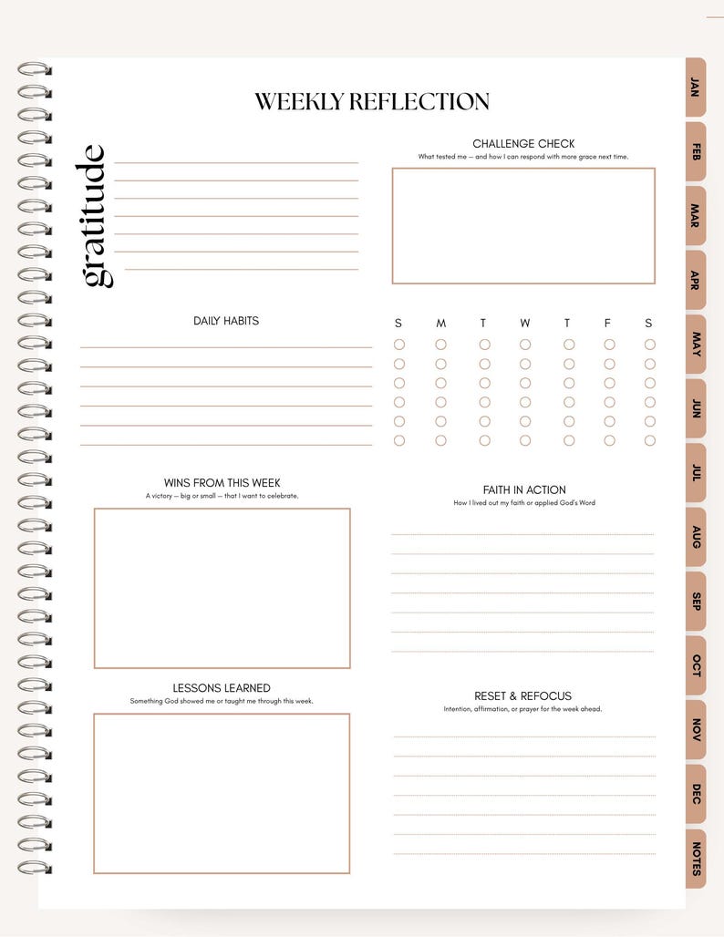 2026 Christian Digital Planner | Weekly & Monthly (PDF) - Etsy