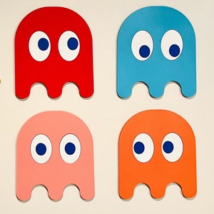 Retro Arcade Wall Decor Large Set Game Room Wall Art 1980s - Etsy