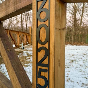 House Address Number Home Mailbox Sign Custom Personalized Outdoor ...