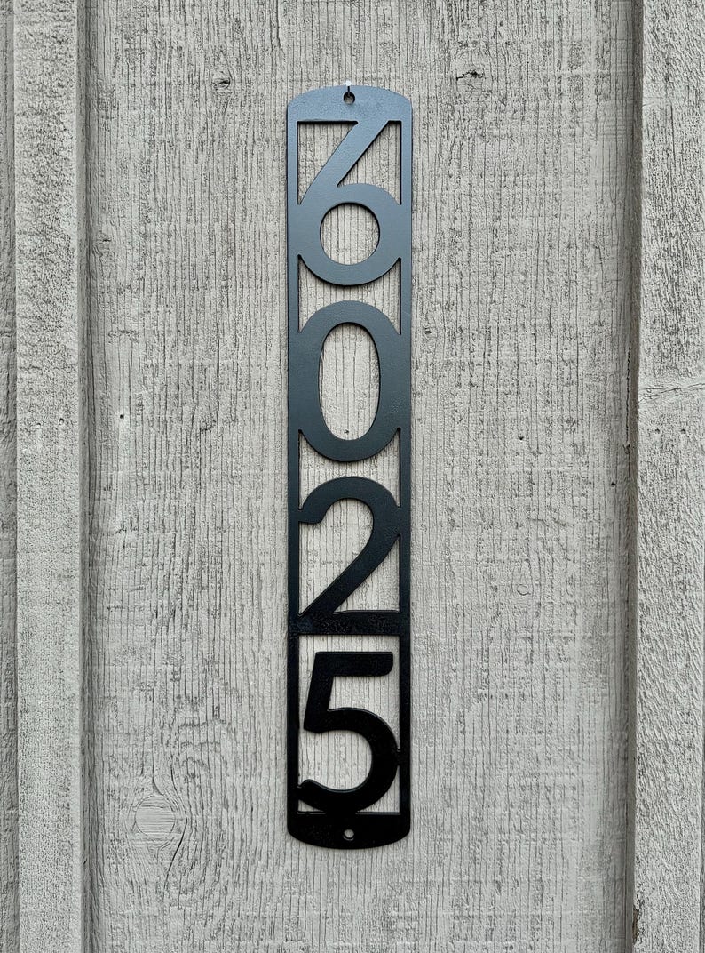House Address Number Home Mailbox Sign Custom Personalized Outdoor ...