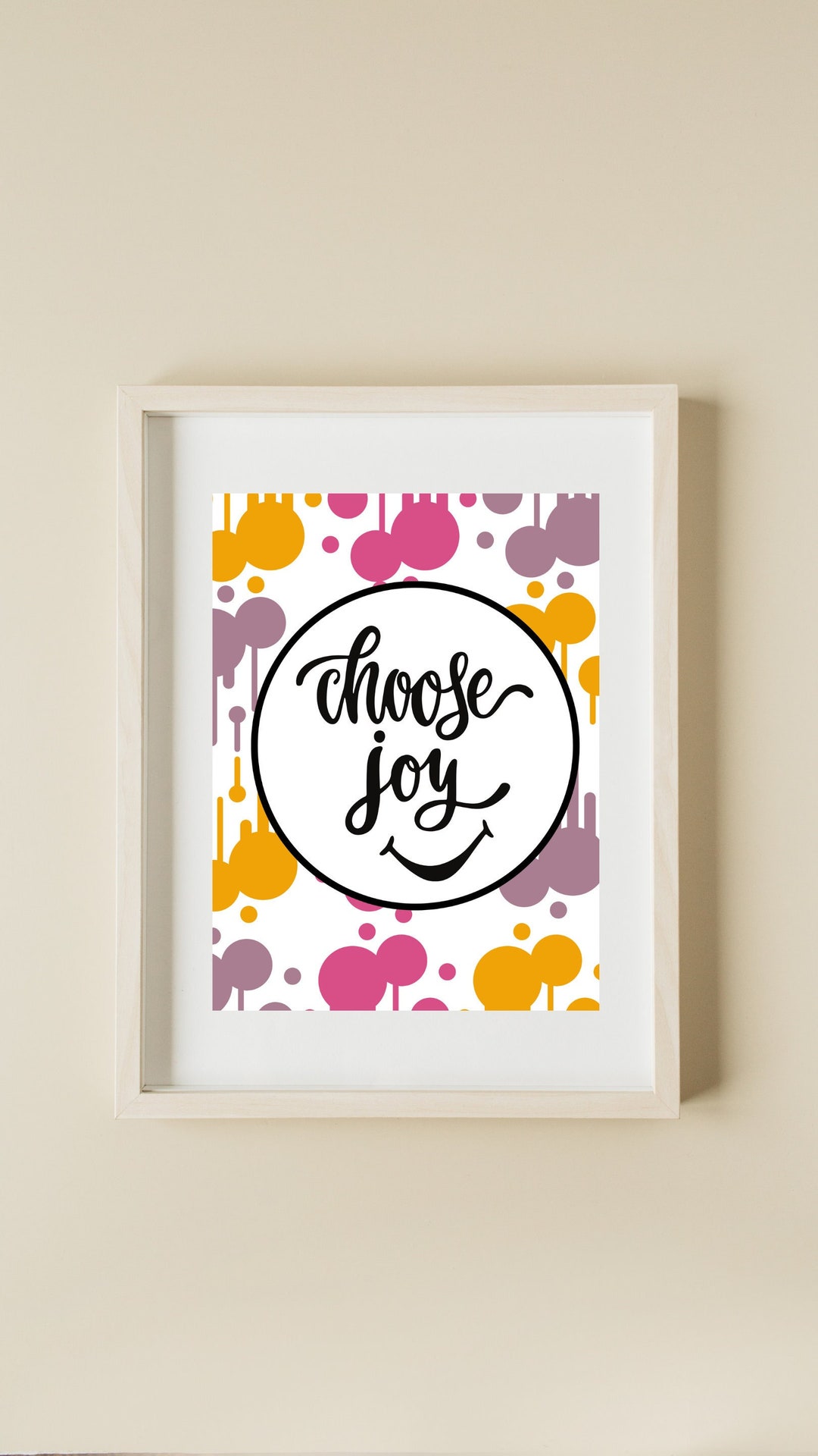 Choose Joy Inspiration Printable Digital Art - Etsy