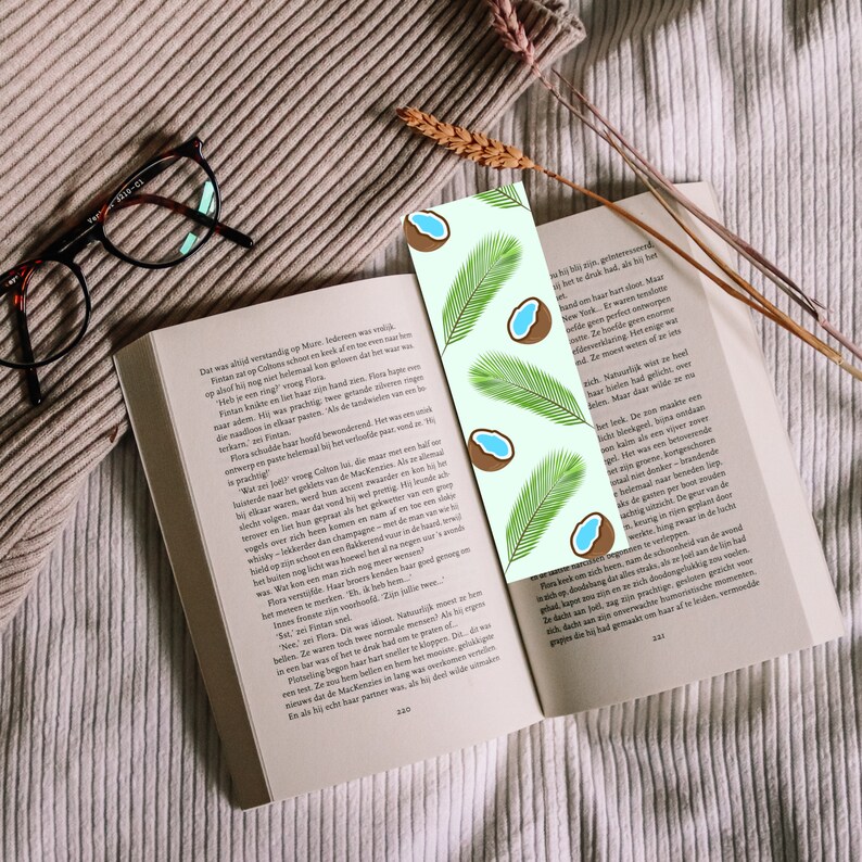 6 Tropical Summer Bookmarks Digital Download Print From - Etsy