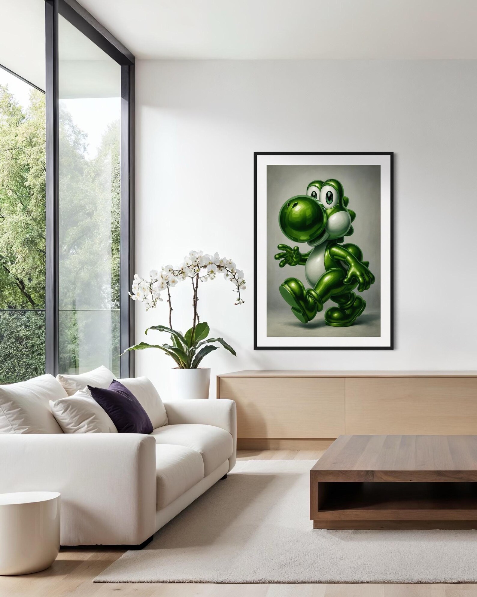 Super Mario Yoshi Chrome Illustration: Nintendo Digital Poster (PDF ...