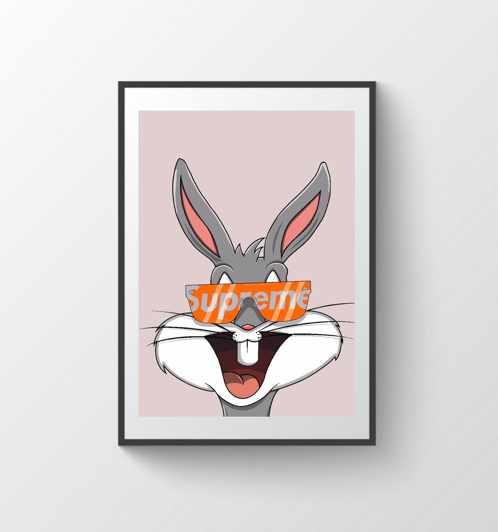Supreme Bugs Bunny Supreme Art Hype Beats Artwork Supreme - Etsy UK