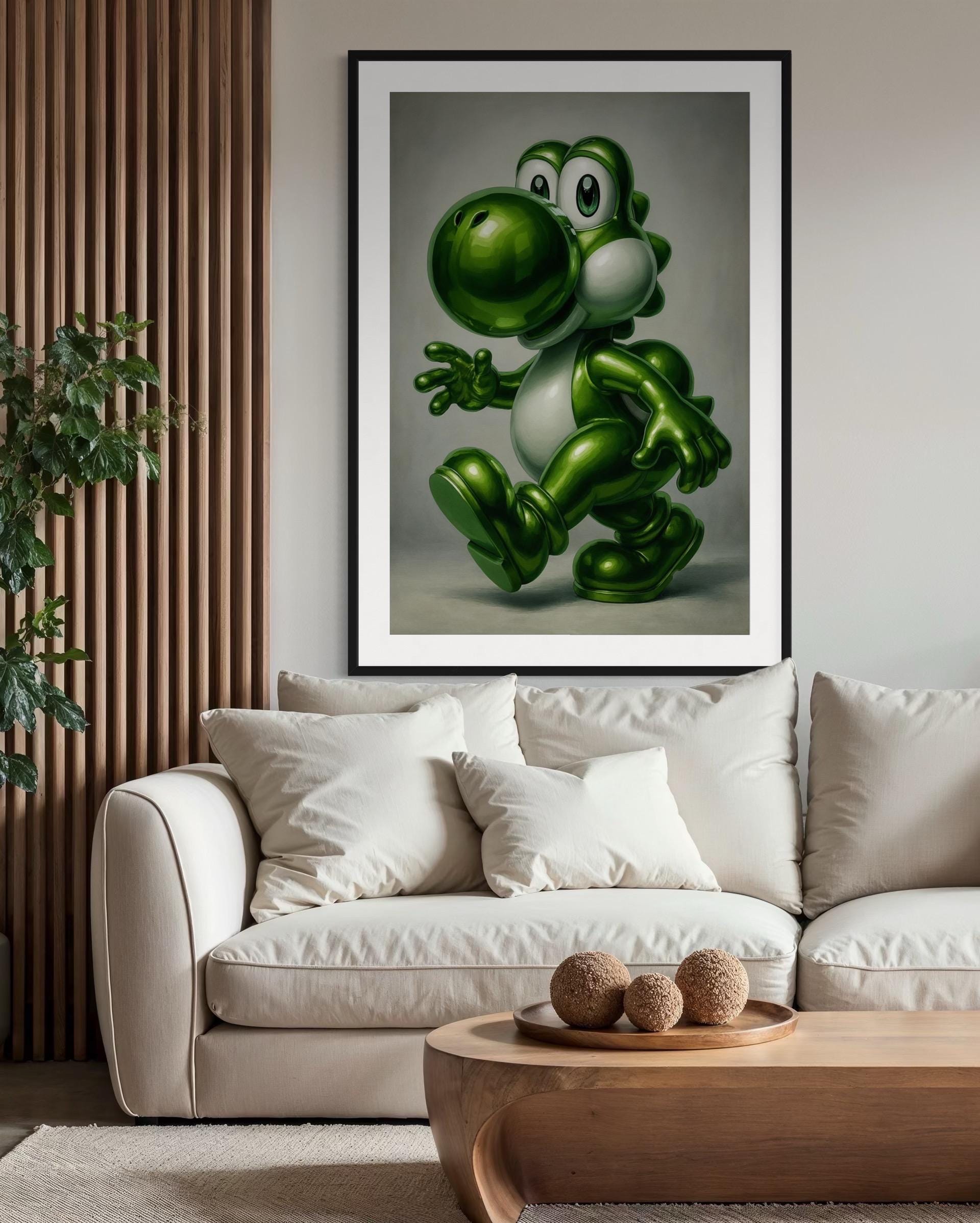 Super Mario Yoshi Chrome Illustration: Nintendo Digital Poster (PDF ...