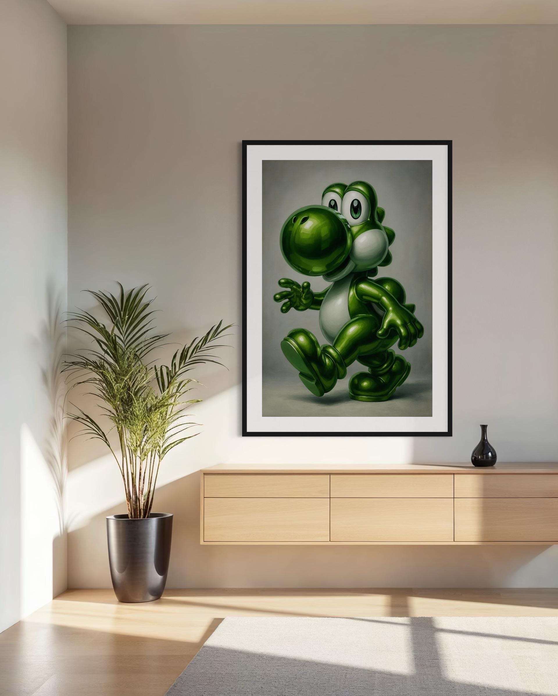 Super Mario Yoshi Chrome Illustration: Nintendo Digital Poster (PDF ...