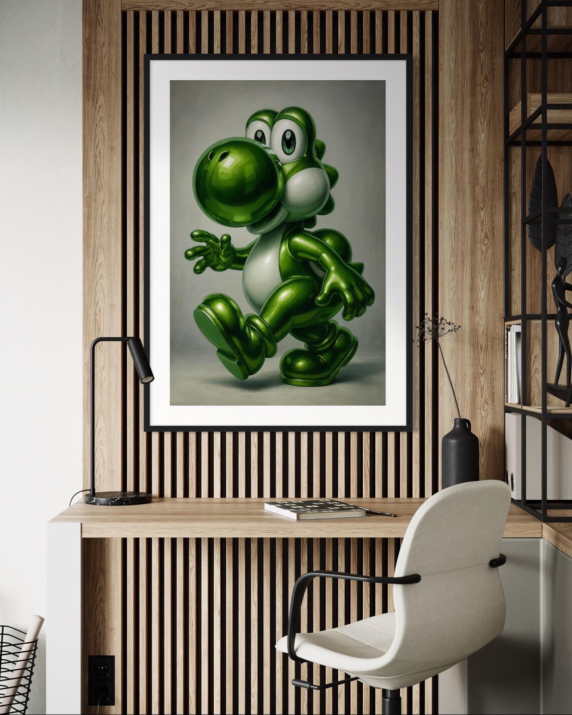 Super Mario Yoshi Chrome Illustration: Nintendo Digital Poster (PDF ...