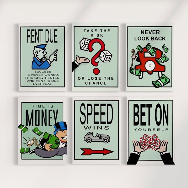 Monopoly Poster - Etsy