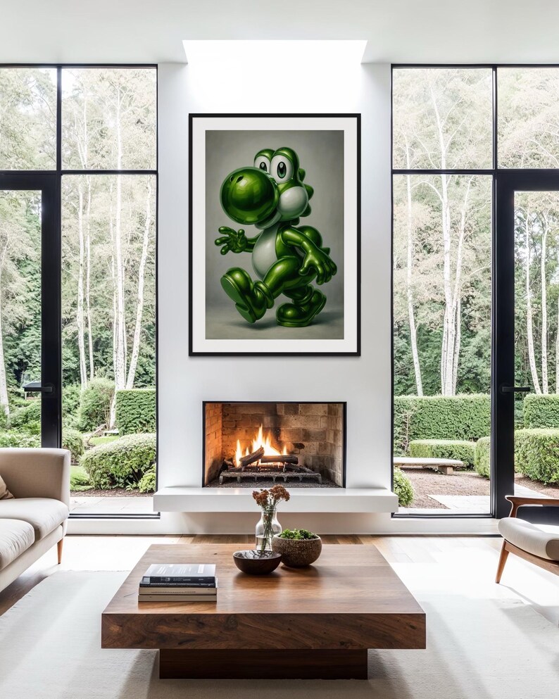 Super Mario Yoshi Chrome Illustration: Nintendo Digital Poster (PDF ...