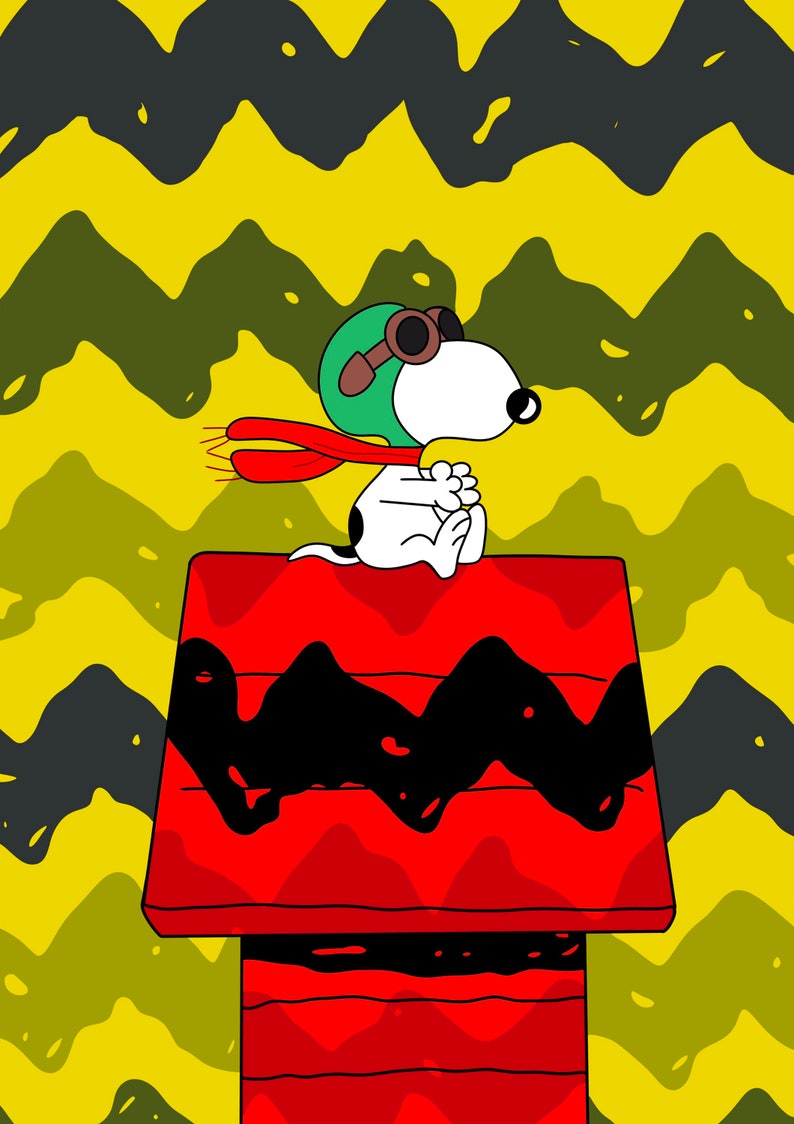 Snoopy Print, Childrens Bedroom Decor, Kids Posters, Wall Art, Home ...