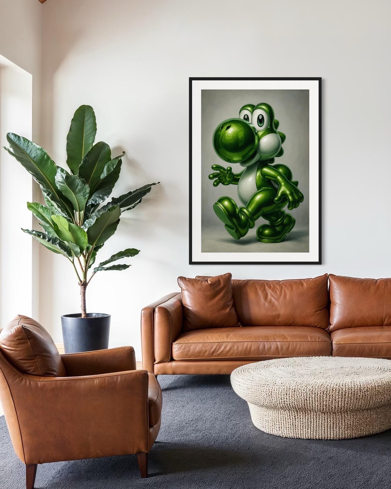 Super Mario Yoshi Chrome Illustration: Nintendo Digital Poster (PDF ...