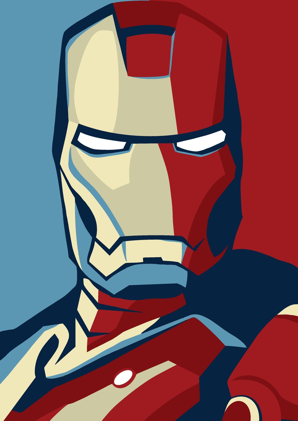 Iron Man Pop Art Print Wall Art Marvel Digital Prints - Etsy UK