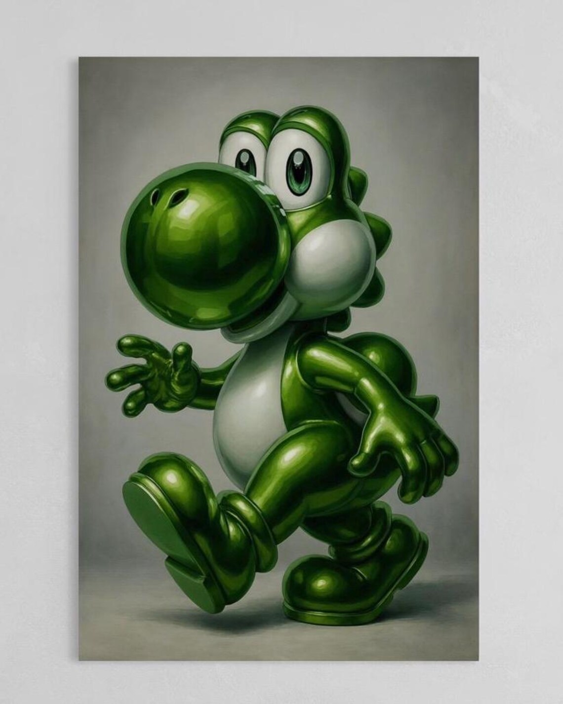 Super Mario Yoshi Chrome Illustration: Nintendo Digital Poster (PDF ...