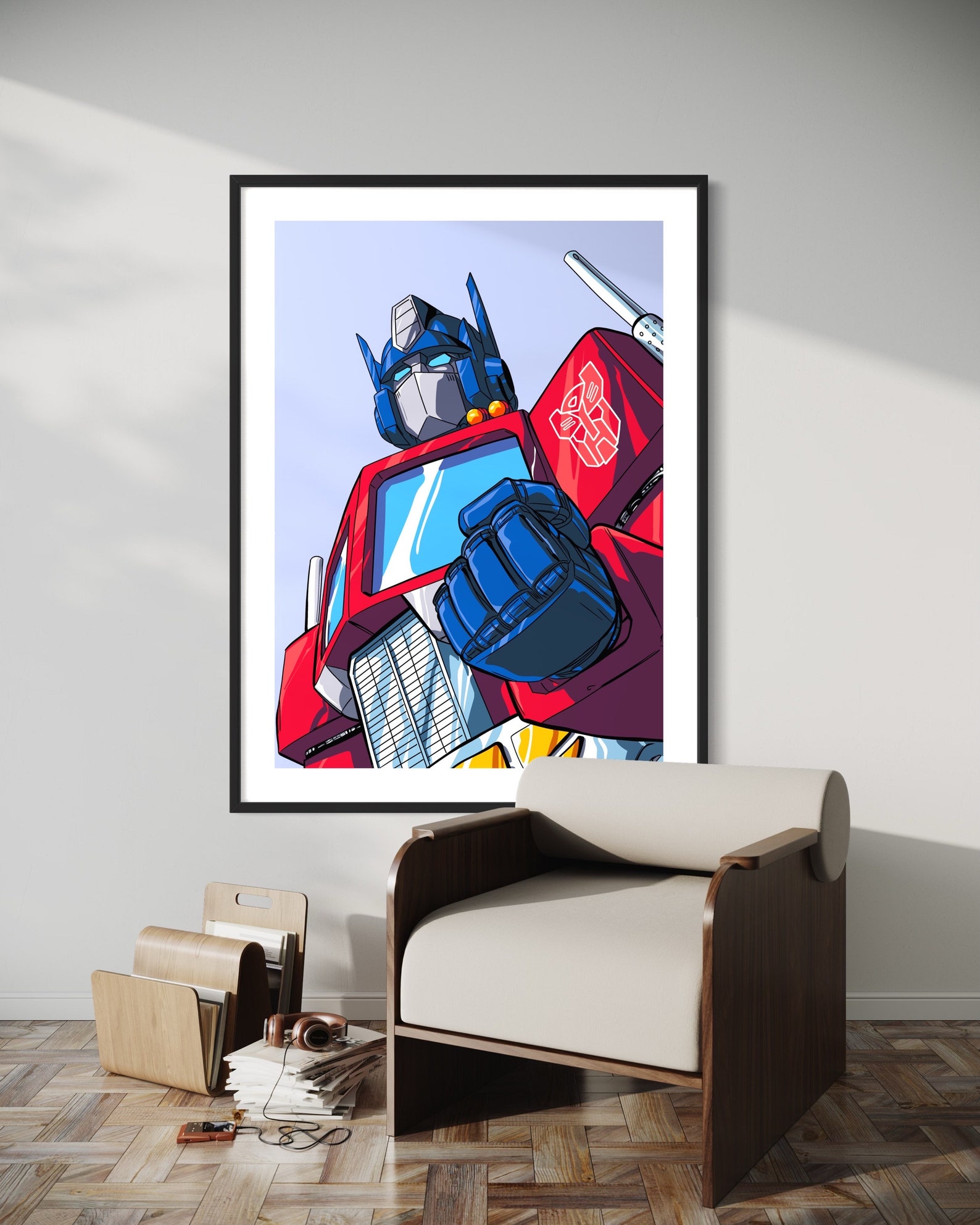 Optimus Prime Art Print: Transformers Digital Poster (PDF) - Etsy