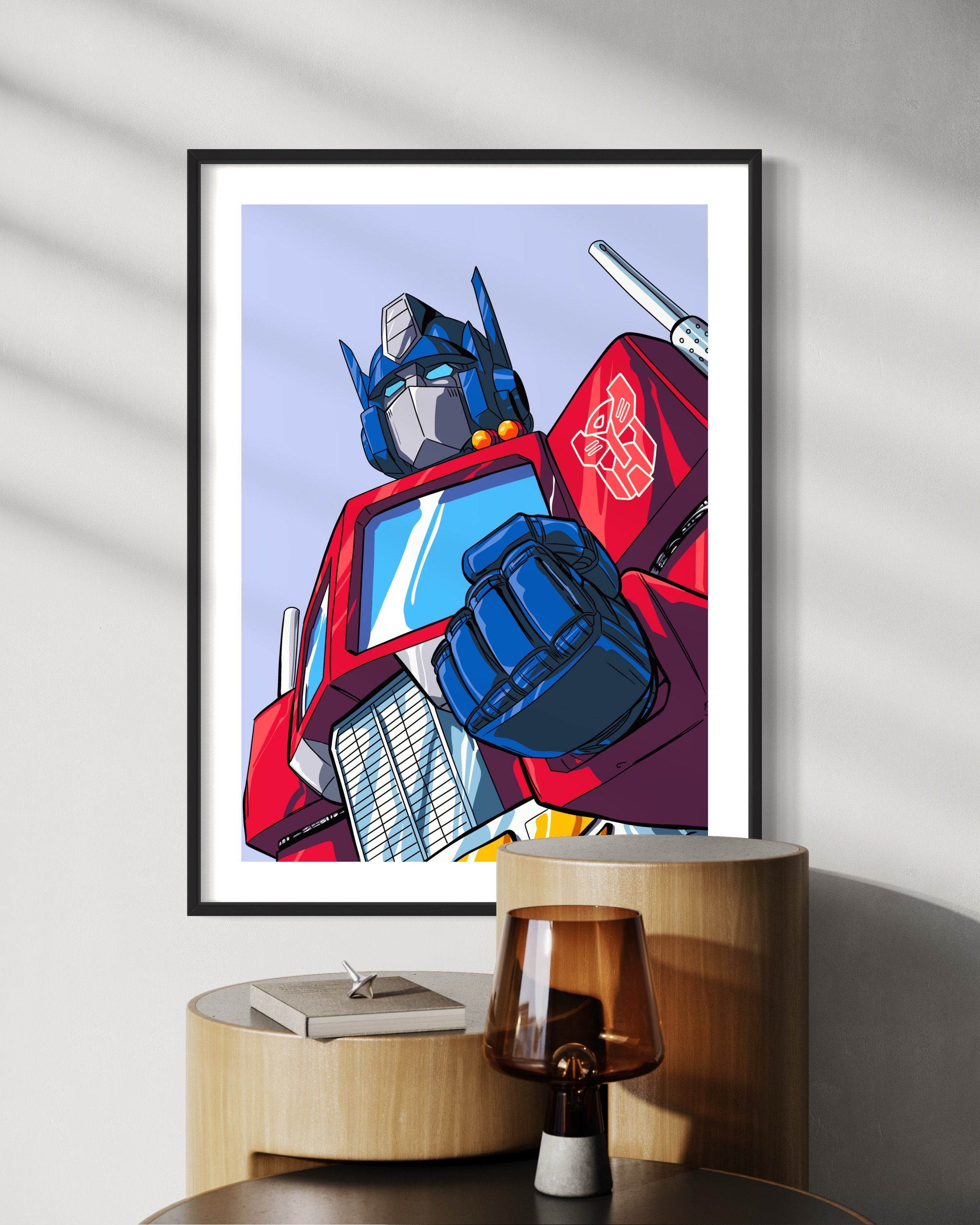 Optimus Prime Art Print: Transformers Digital Poster (PDF) - Etsy