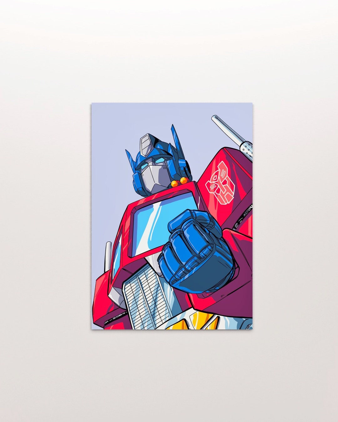 Optimus Prime Print, Transformers Digital Art Print, Instant Downloads ...