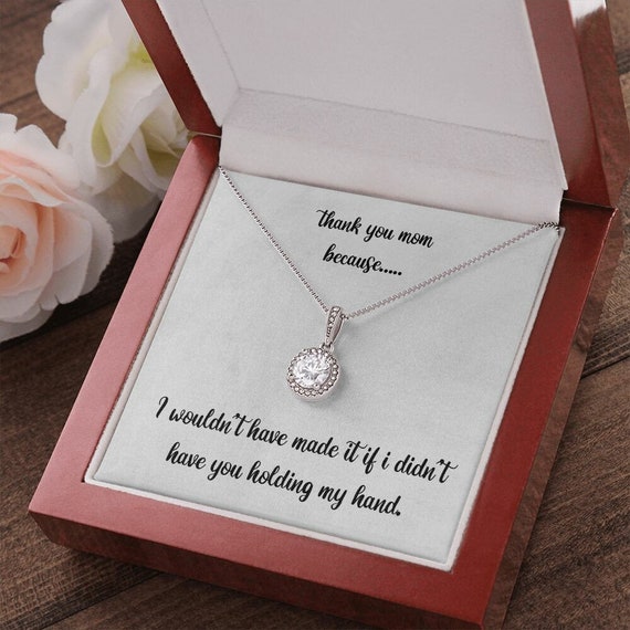 Thank You Mom Love Knot To Mom From Daughter Message Card Etsy