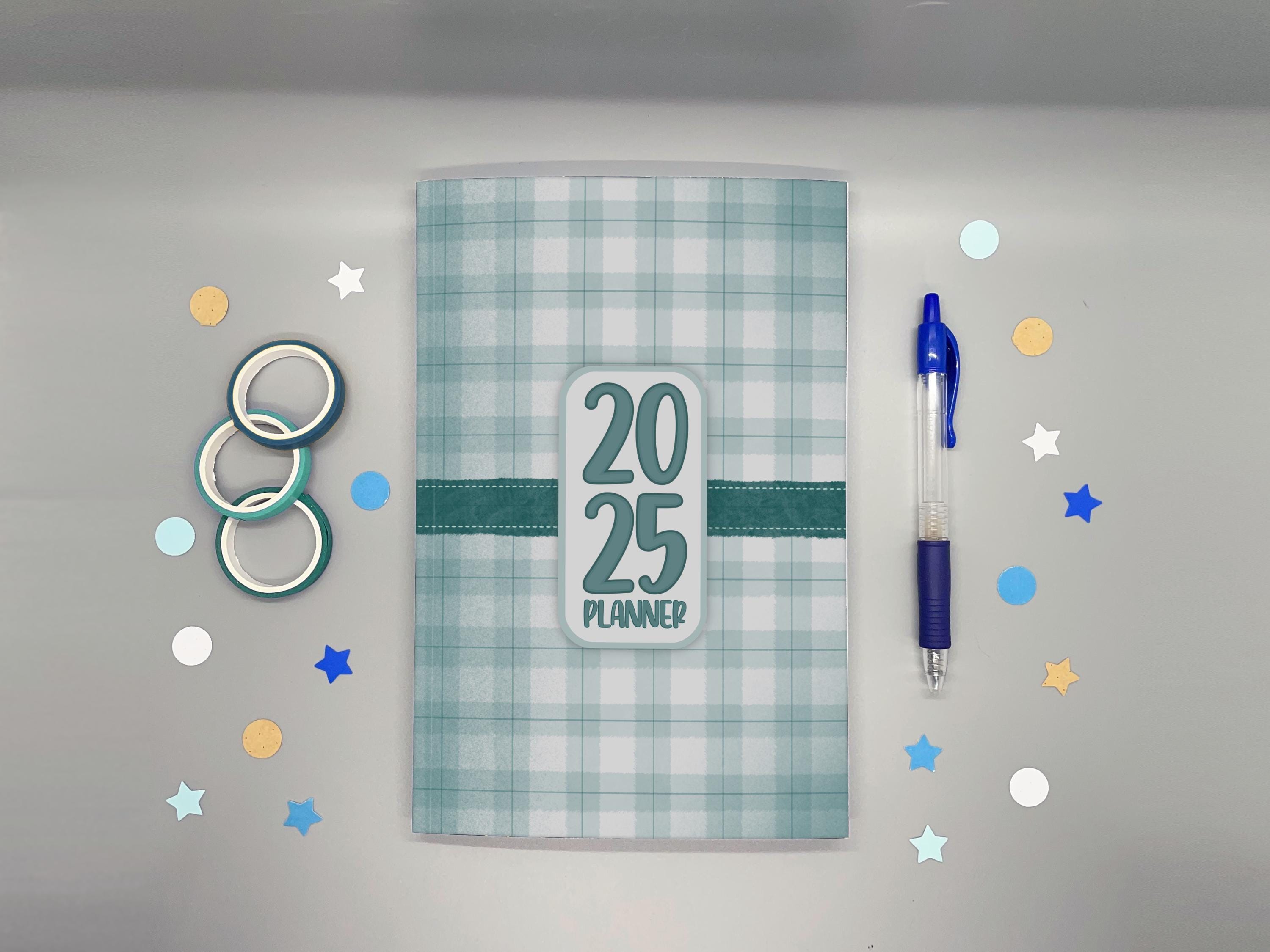 2025 Premade Bullet Planner Dot Journal 6” X 9” With Monthly, Weekly ...