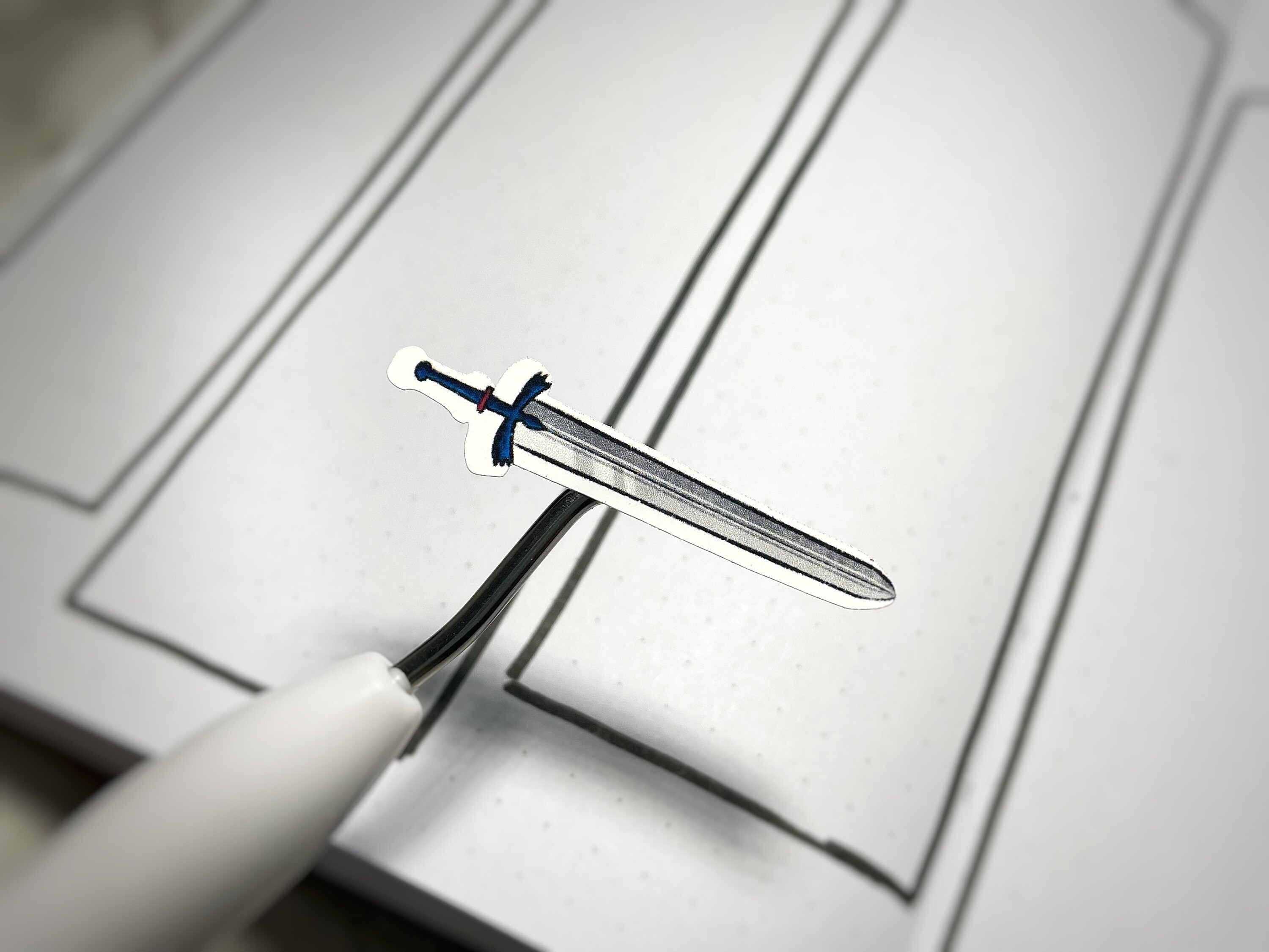 Sword Themed Mighty Swords Bullet Journal Stickers, Unique Handmade ...