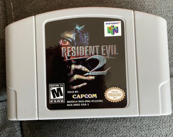 Vintage Resident Evil 2 Nintendo 64 Tested Works Very Clean - Etsy