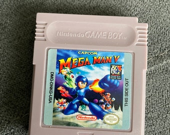 Nintendo Game Boy Mega Man Game - Etsy