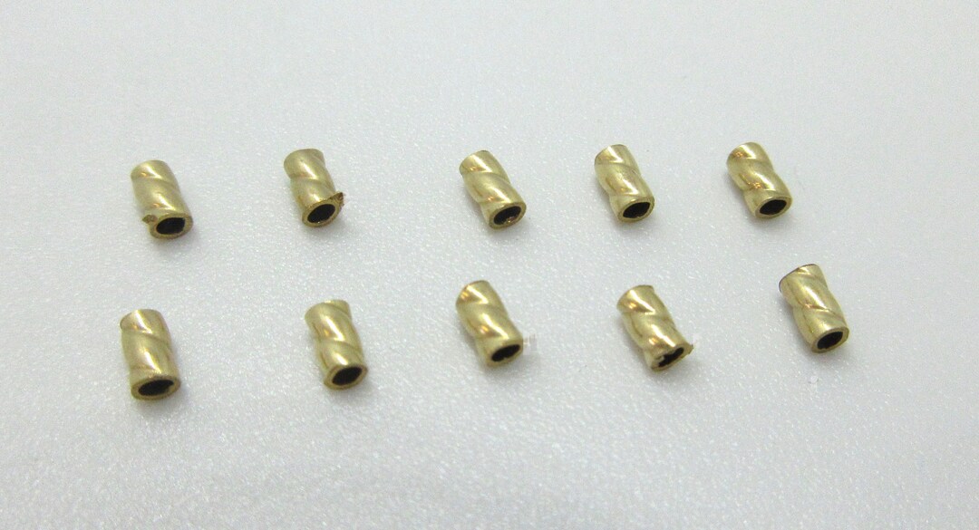 Gold Filled (14K) Twisted Crimp Beads - 3mm - Etsy