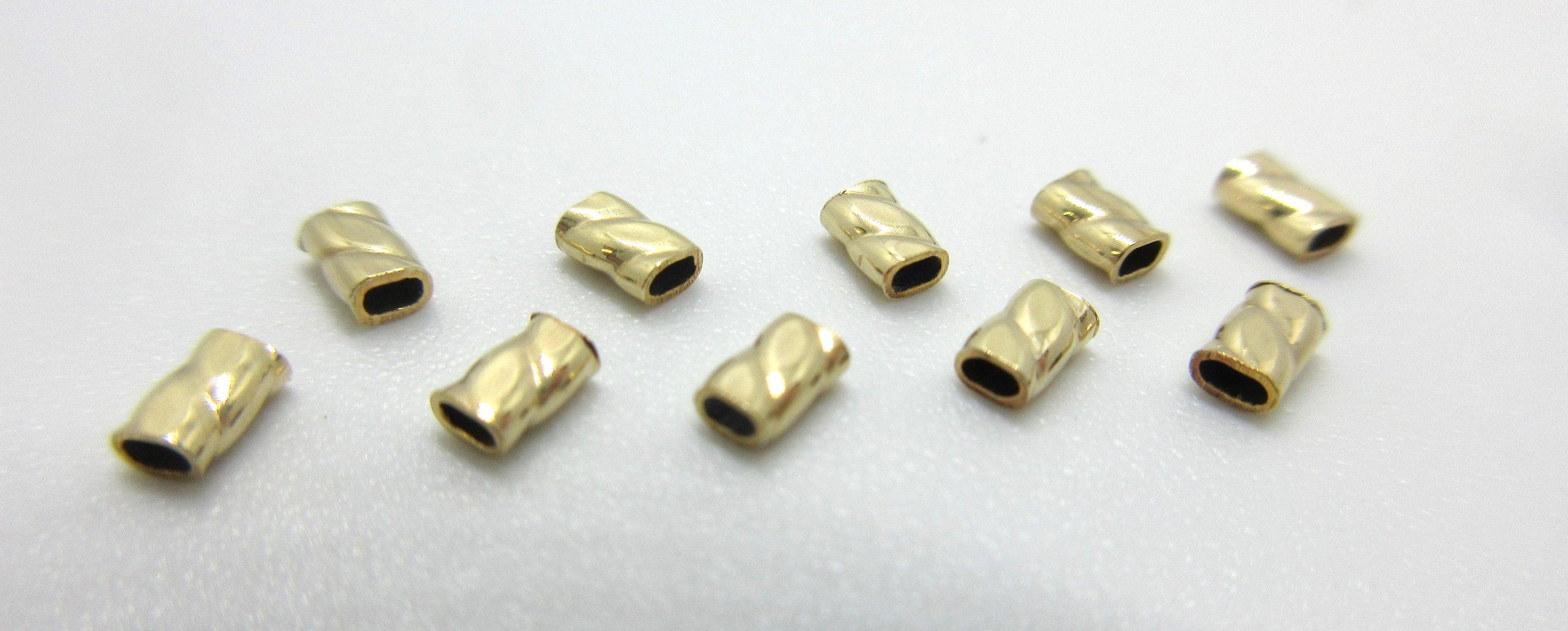 Gold Filled Twisted Tornado Crimp Beads - 3mm - Etsy